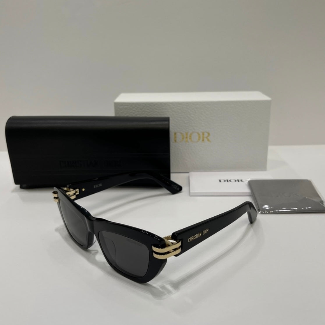 CHRISTIAN DIOR CDior B2U 10A0 Black Cateye – FOM Eyewear